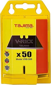 Tajima V-REX Trapezklingen VRB-50B (Ersatzklingen, Klingen, Wechselklingen für Messer VR101 D/R1 ...