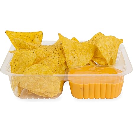 Amazon.com: 12oz Plastic Nacho Trays (100 Pack) Small Disposable Tray ...