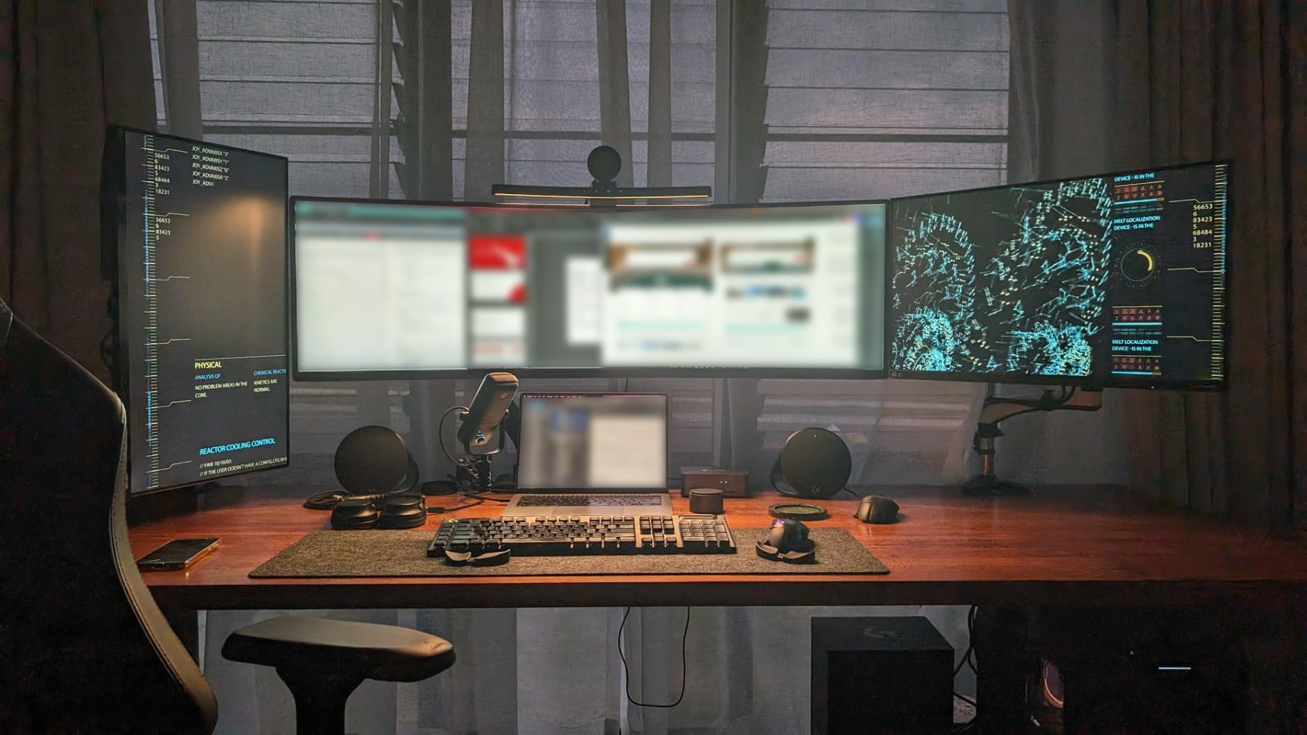 ONWAY Curved Monitor Light Bar with Wireless Remote, Auto-Dimming and ...