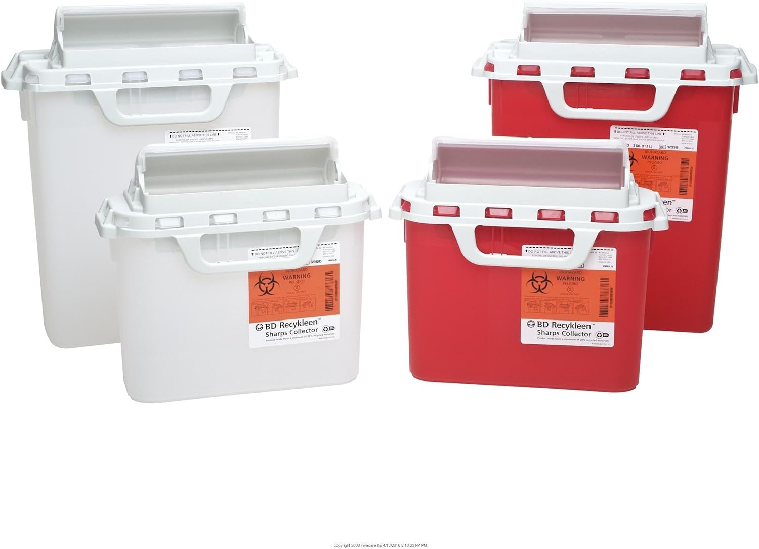 Amazon.com: Case Of 12 Patient Room Sharps Collectors with ...