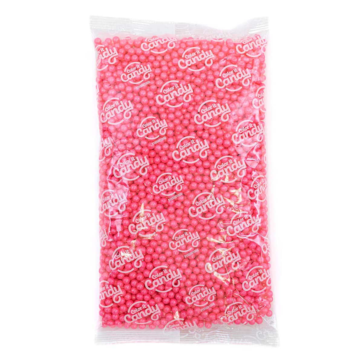 Amazon.com : Color It Candy Shimmer Bright Pink Pearls 2 Lb Bag ...