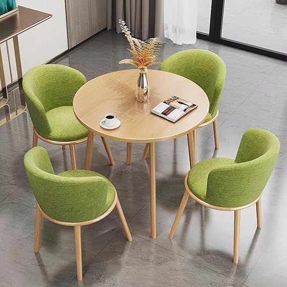 Amazon.com: Office Meeting Table and Chairs, Coffee Reception ...