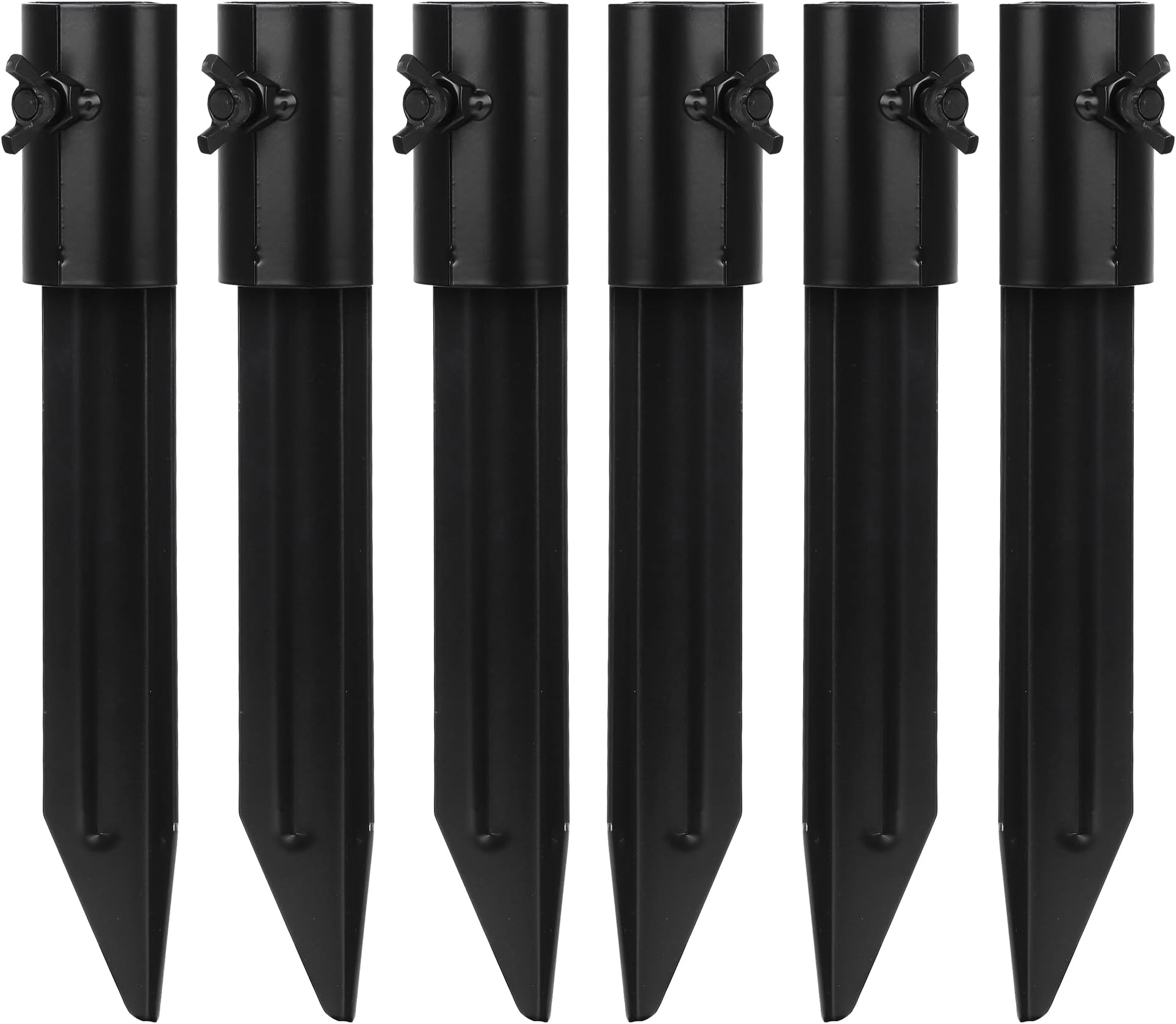 Amazon.com : Gray Bunny Metal Stakes for Ground (4 Pcs), Tiki Torch ...