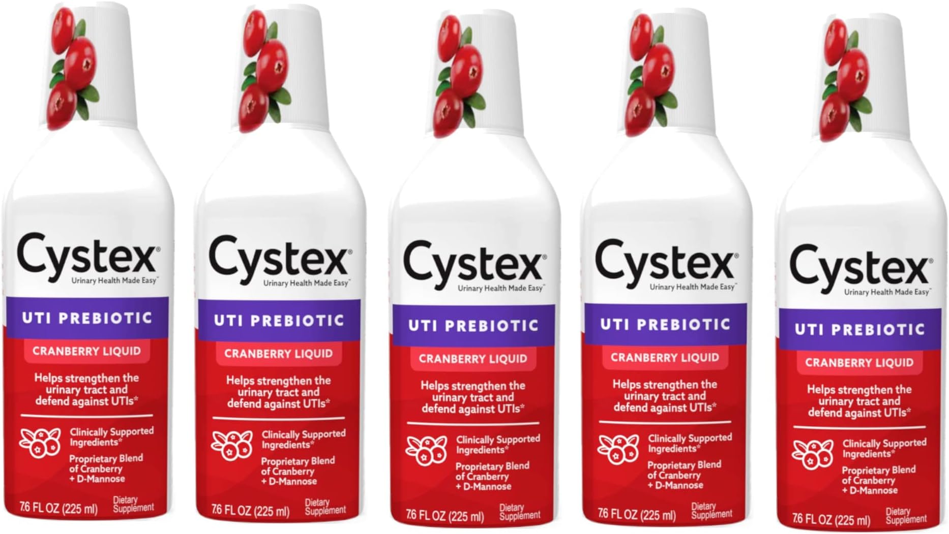 Amazon.com: Cystex Liquid Cranberry Complex Supplement - 7.6 oz. (5 ...