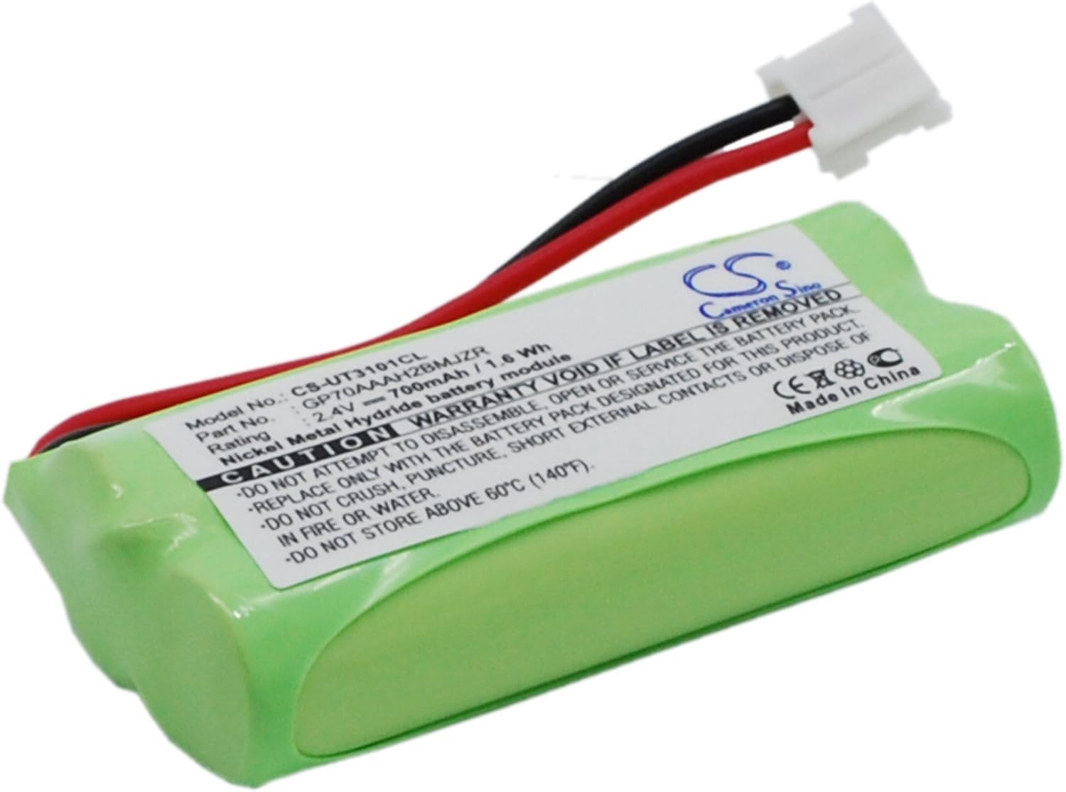 CS-UT3101CL Battery 700mAh compatible with [GE] 2-5210, 2-5250, 2-5423 ...
