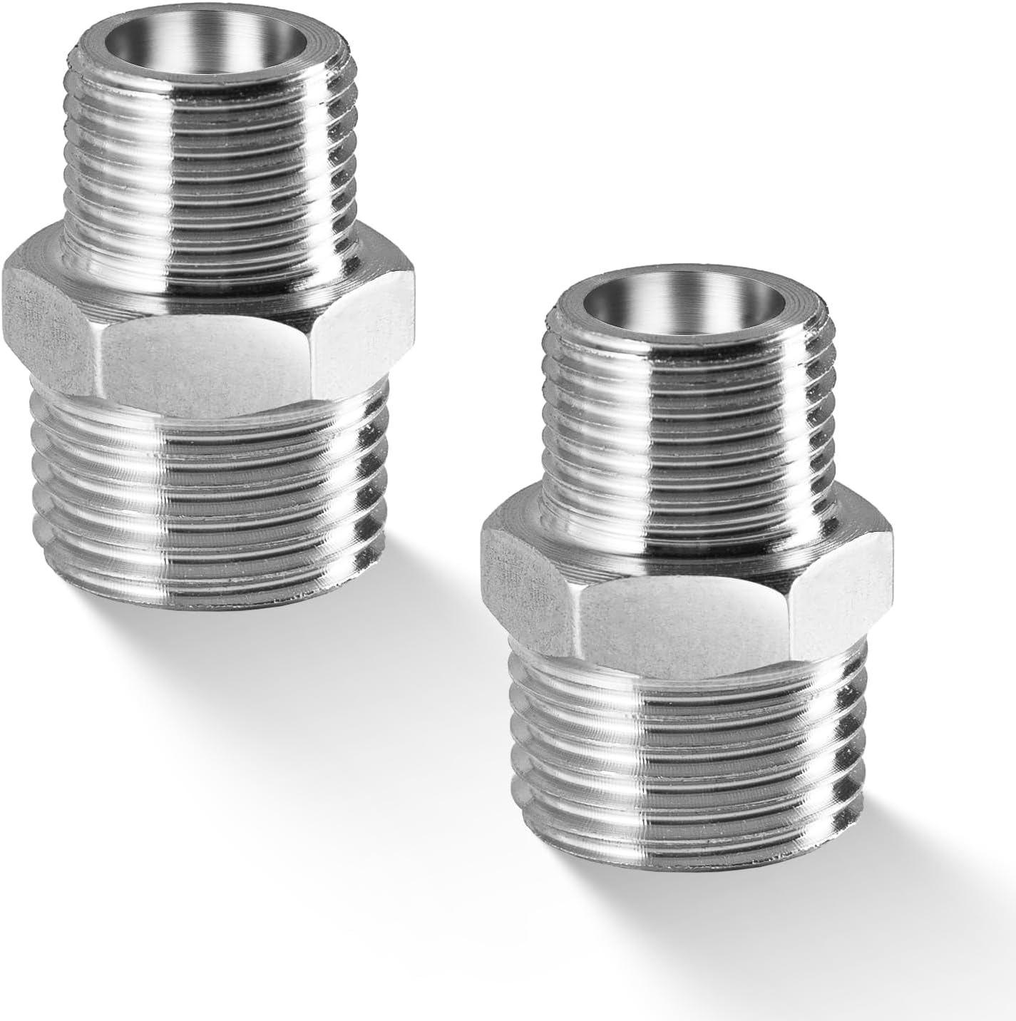 2Pcs Shower Hose Connector, Stainless Steel Shower Hose Adapter, Hose ...