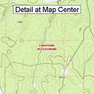 Amazon.com: USGS Topographic Quadrangle Map - Luthersville, Georgia ...