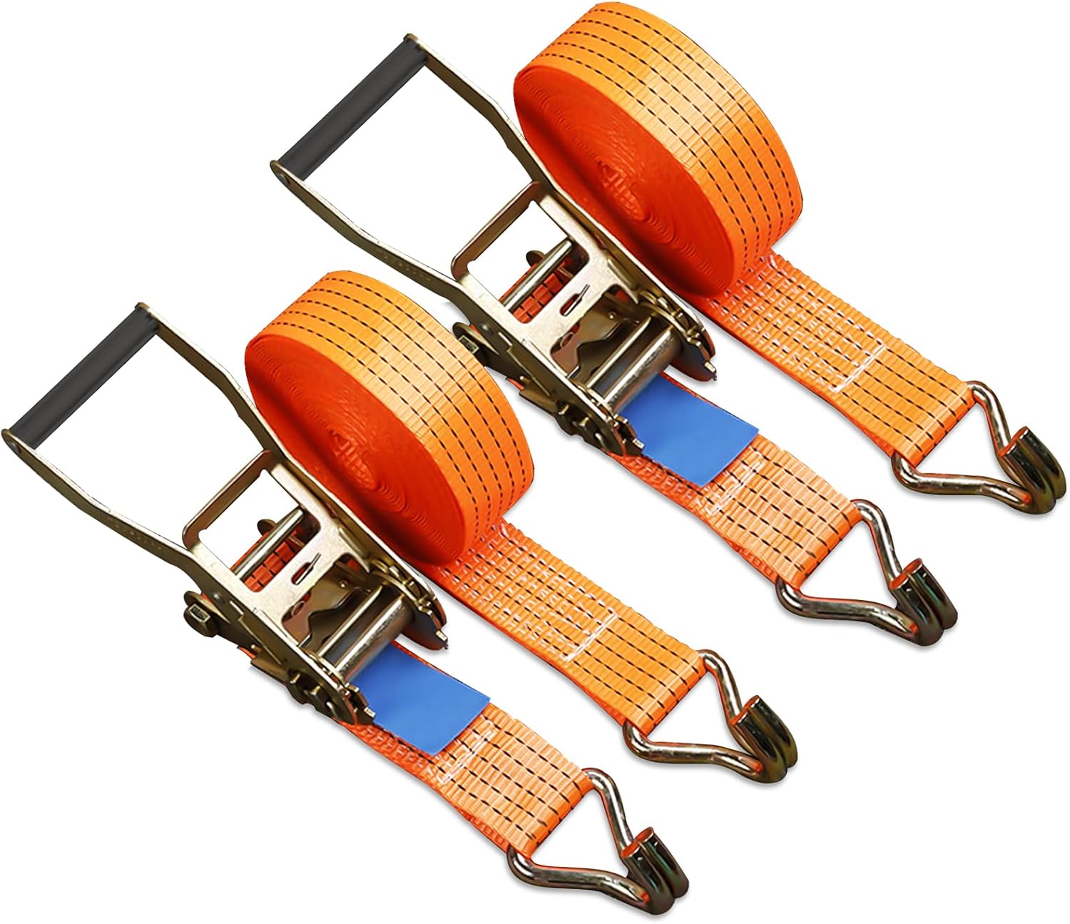 MANDUKA 3 Stück 1600kg 6m Spanngurte mit Ratsche und Haken orange ...