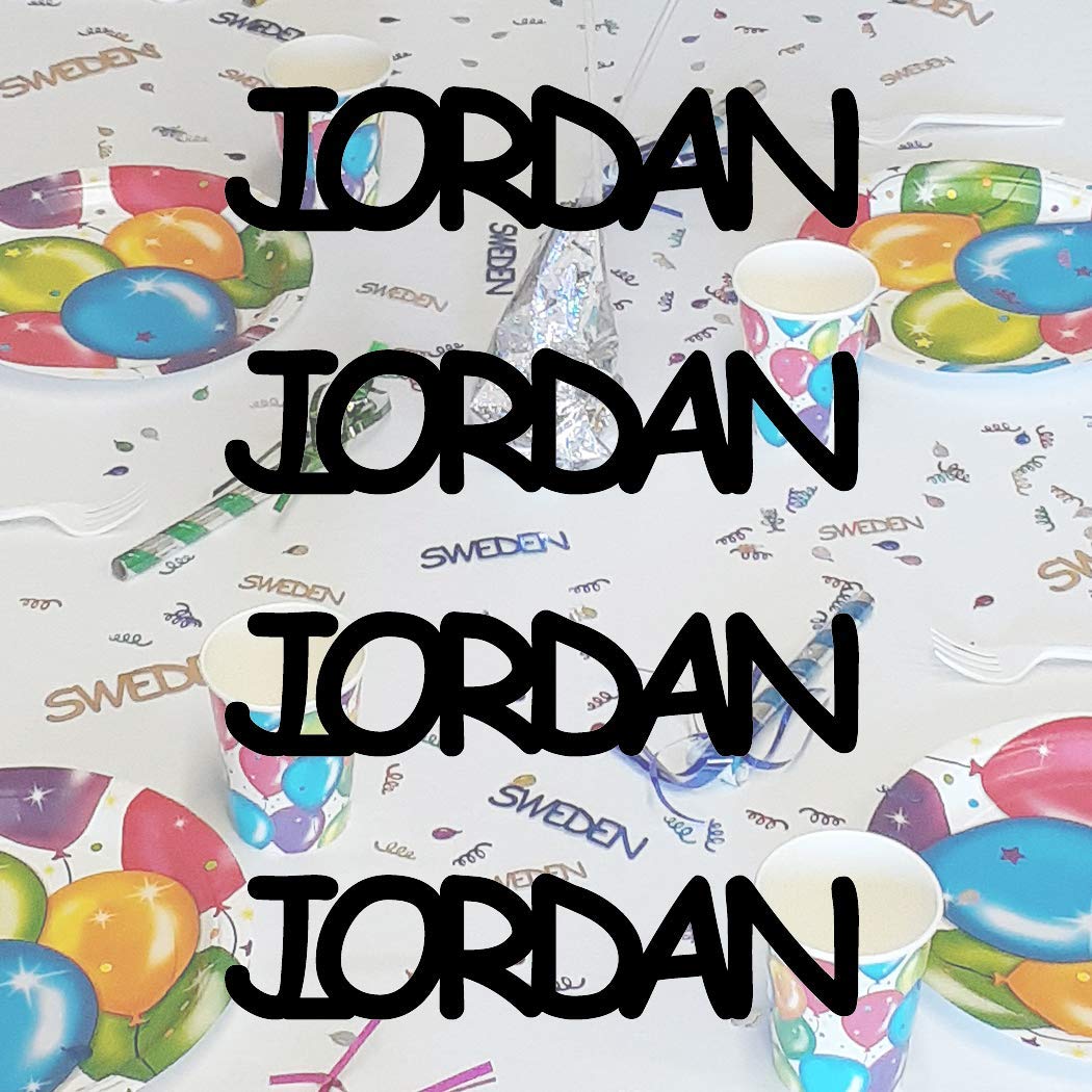 Amazon.com: JORDAN - Country Confetti in 12 Metallic Colors. Includes ...