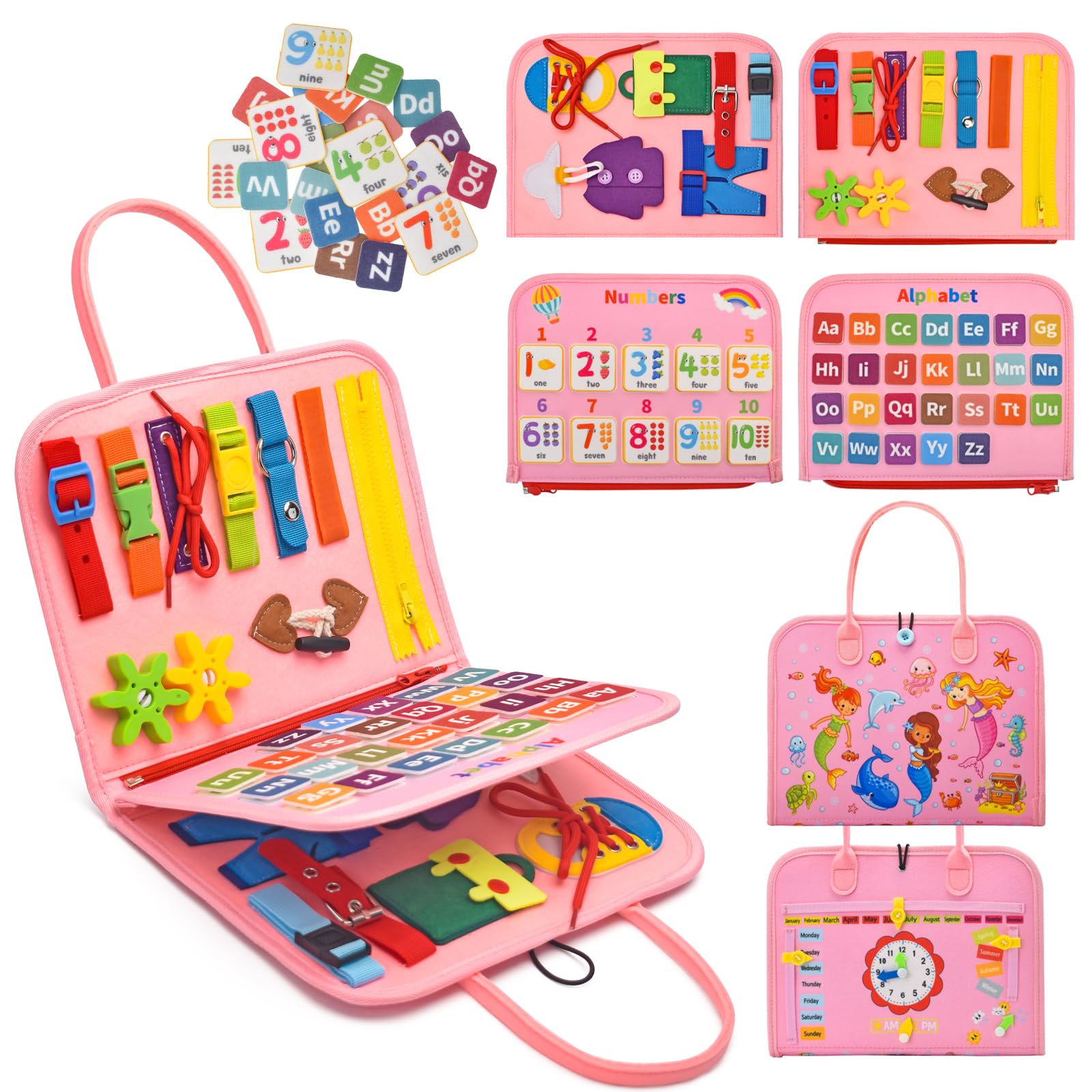 Amazon.com: Silouka Preschool Learning Board for Toddlers 2-4 Years ...