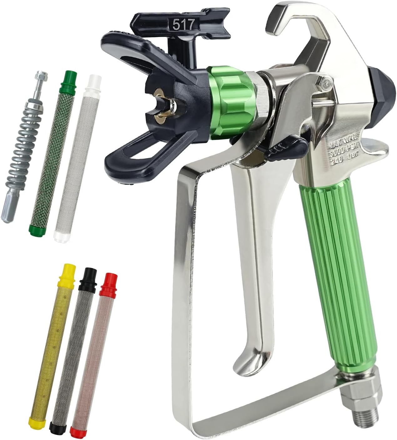 Airless Paint Sprayer Gun 3600 Psi High Pressure Spray Gun 517