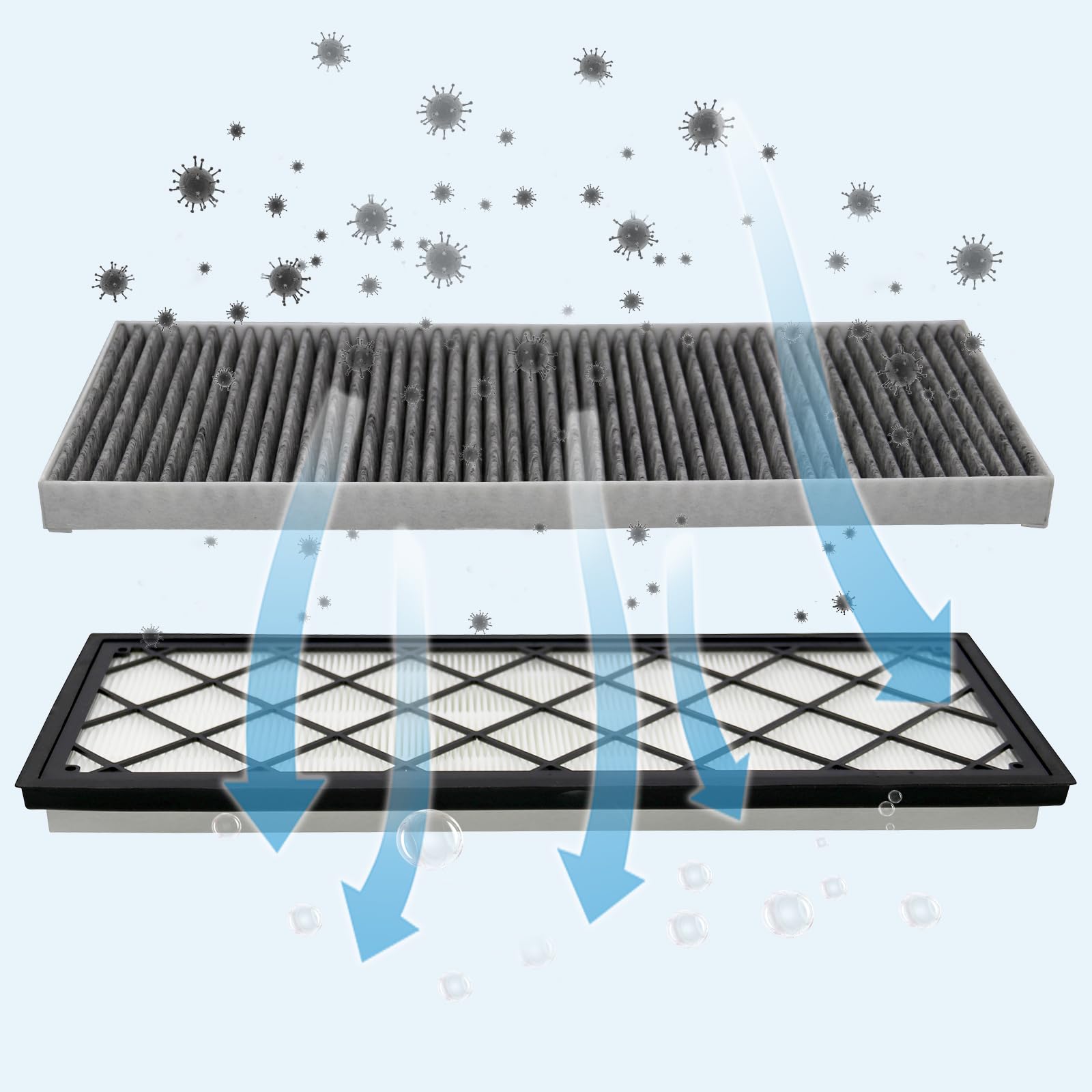 Snapklik.com : Sporacingrts Tesla Model Y Cabin Air Filter HEPA Air ...