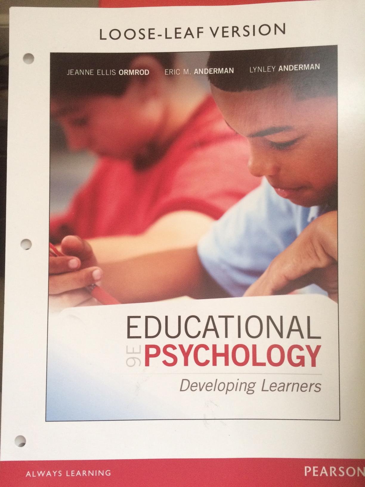Amazon.com: Educational Psychology: Developing Learners, Loose-Leaf ...