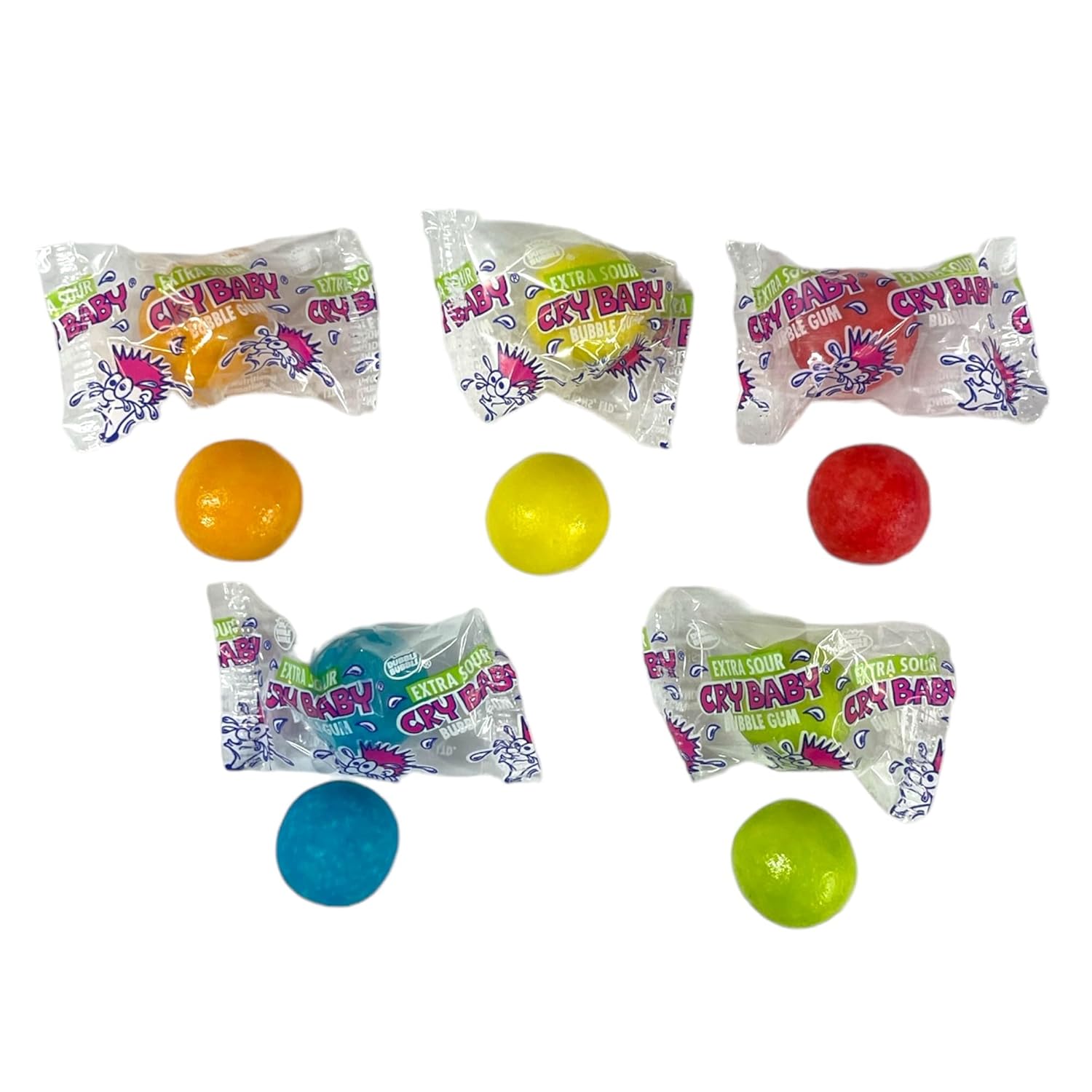 Assorted Sour Fruit Flavor Gumballs - 1 Pound Bulk Australia | Ubuy