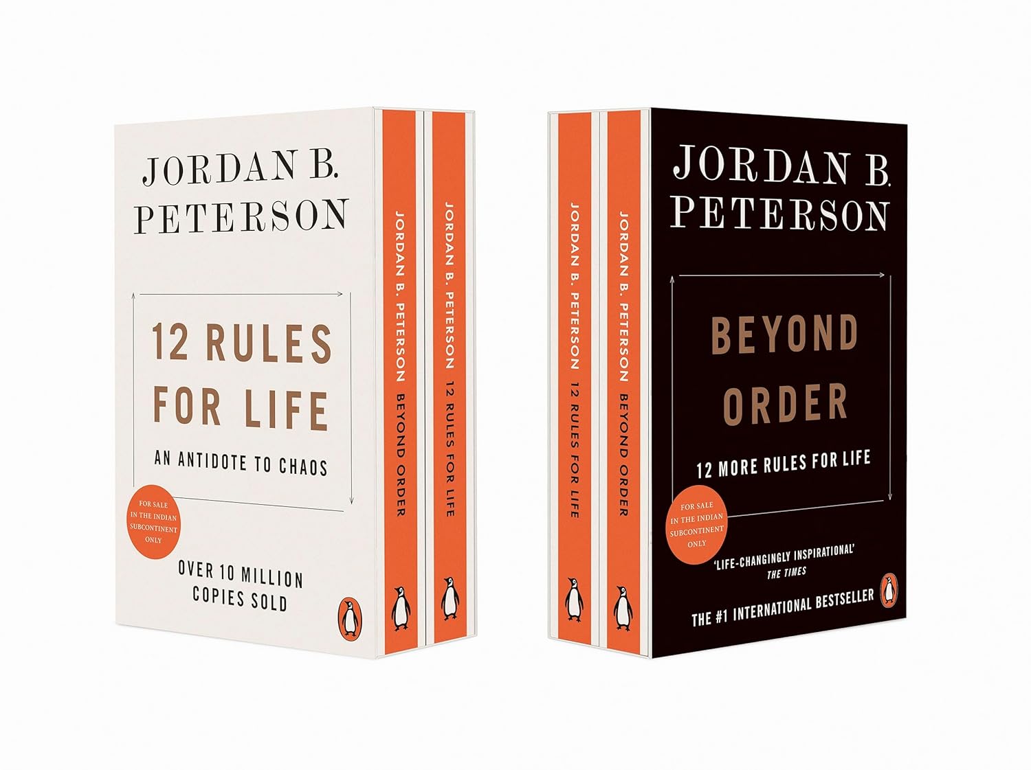 Jordan Peterson 2 Books Slipcase : 12 Rules for Life and Beyond Order ...