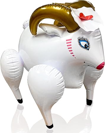 Amazon.com: Inflatable Goat | Blow-up Goat | Goat Themed Party Supplies ...