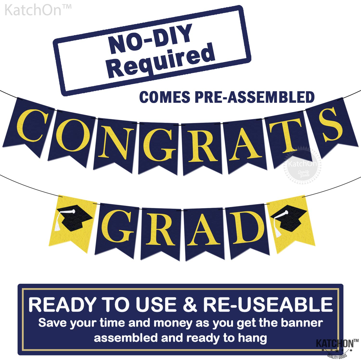 Buy Felt Congrats Grad Banner No DIY Congratulations Banner Graduation Decorations buy-felt-congrats-grad-banner-no-diy-congratulations-banner-graduation-decorations