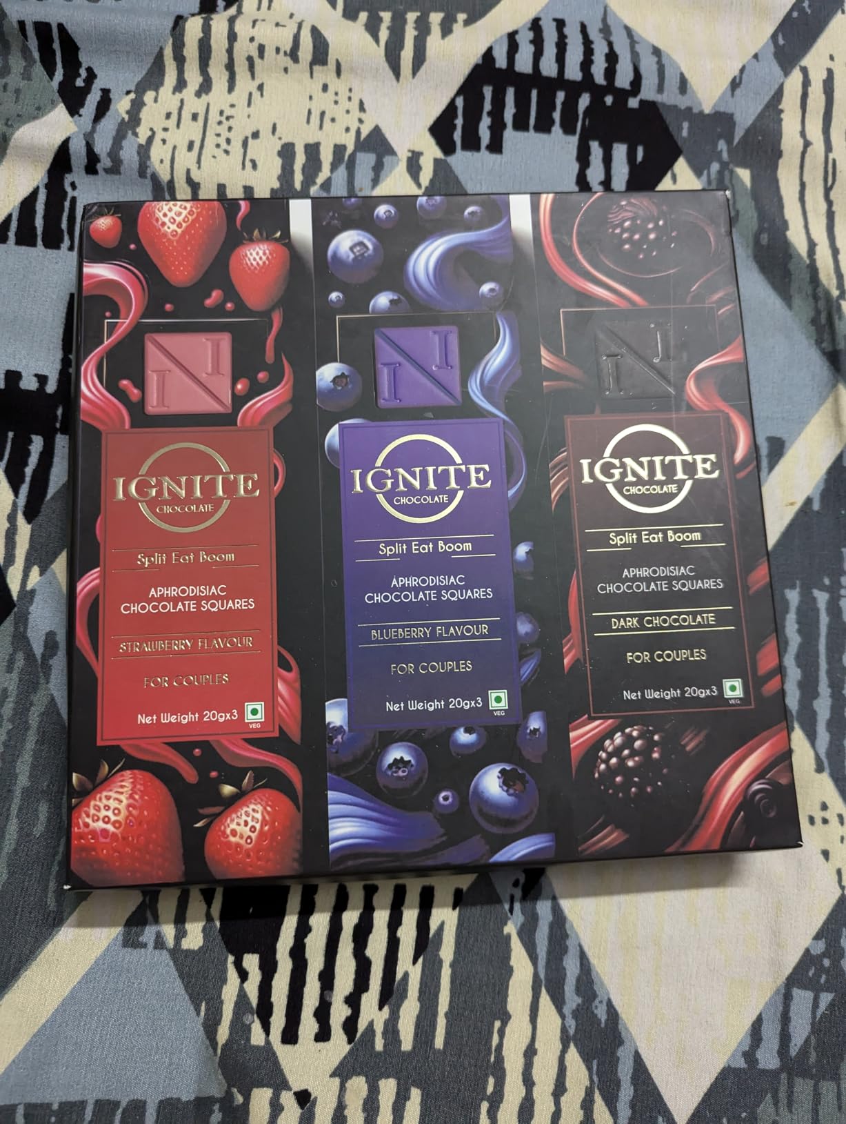Ignite Chocolate Bars – Dark Chocolate, Blueberry & Strawberry Flavors ...