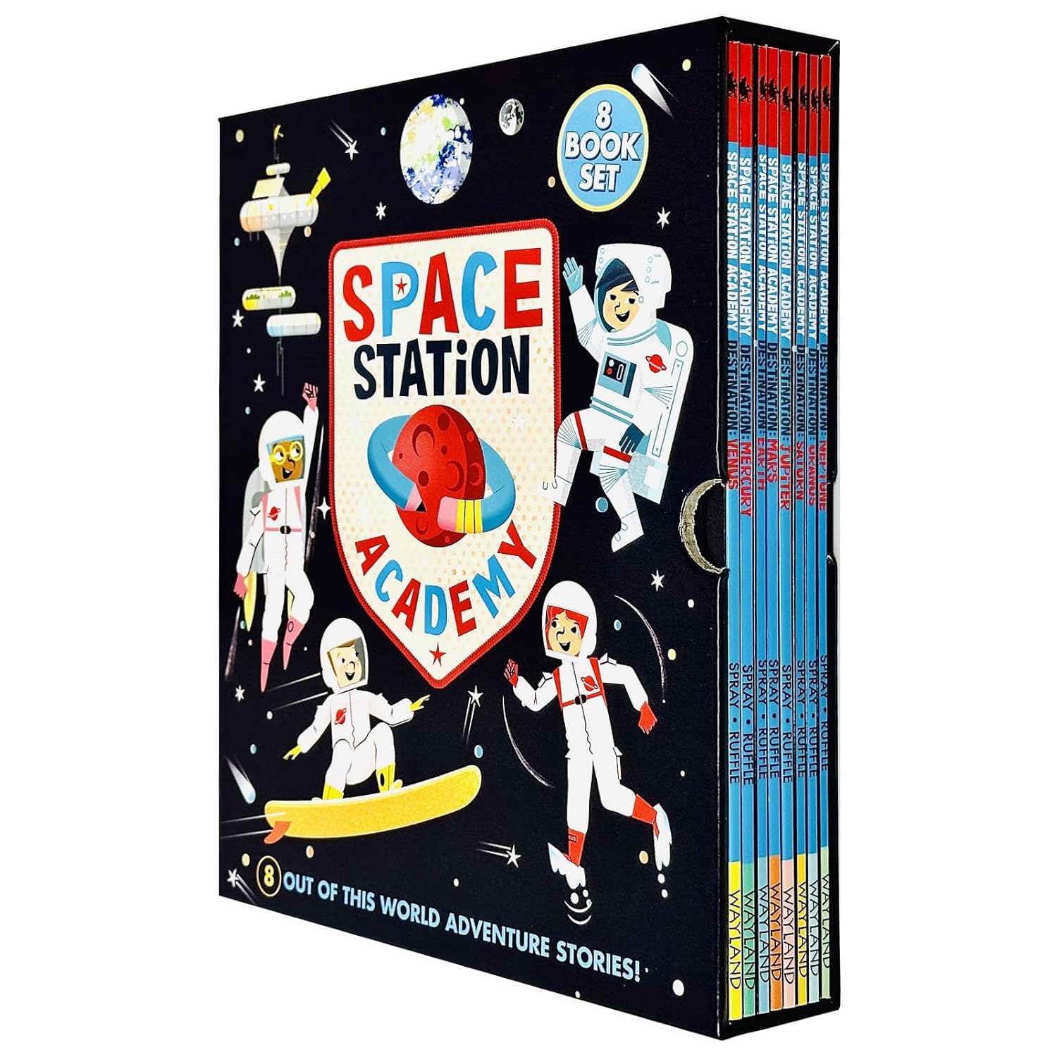 Space Station Academy Series 8 Books Collection Set By Sally Spray ...