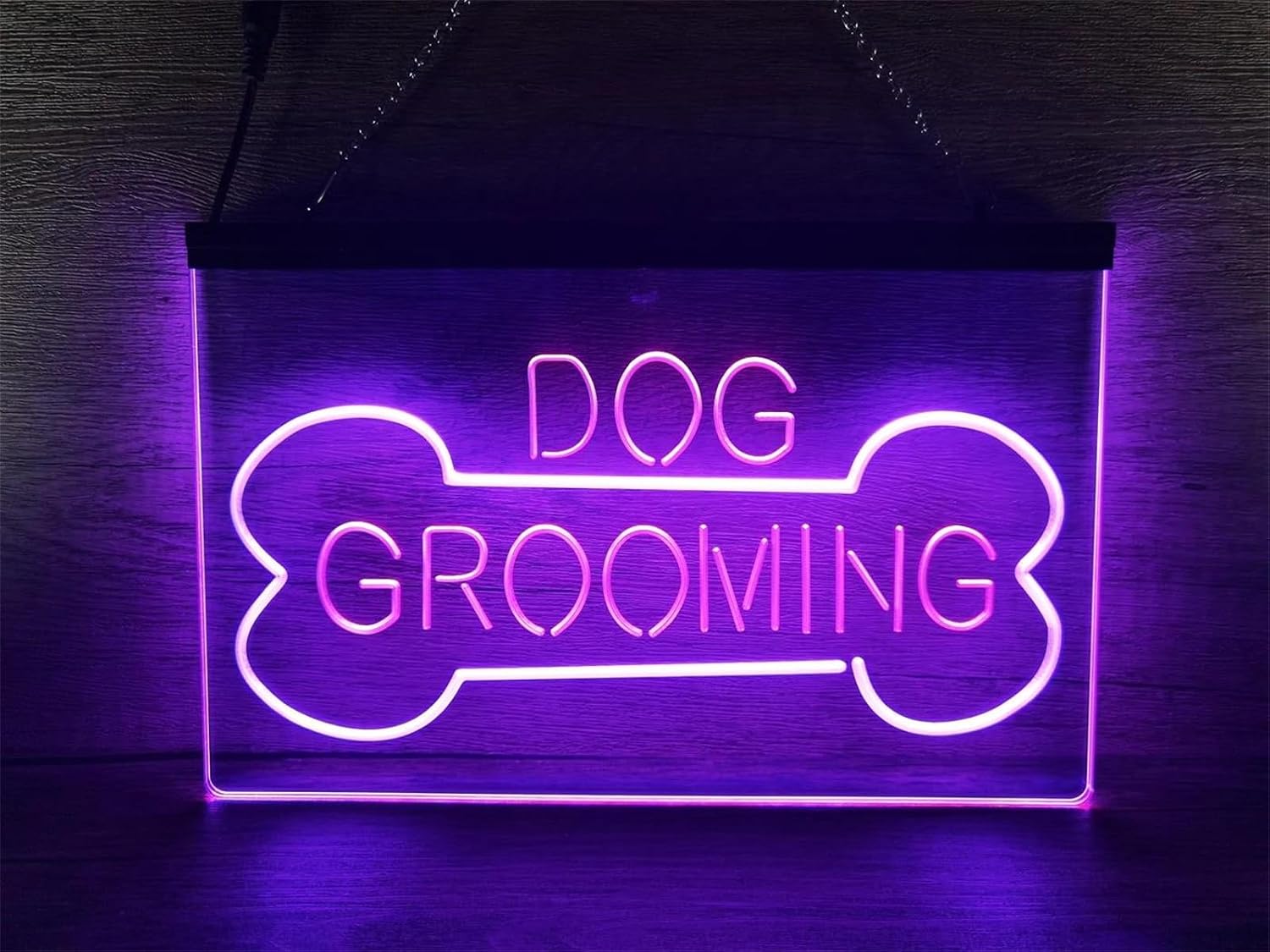 Amazon.com: Dog Grooming LED Neon Light Sign Pet Store LED Light up ...