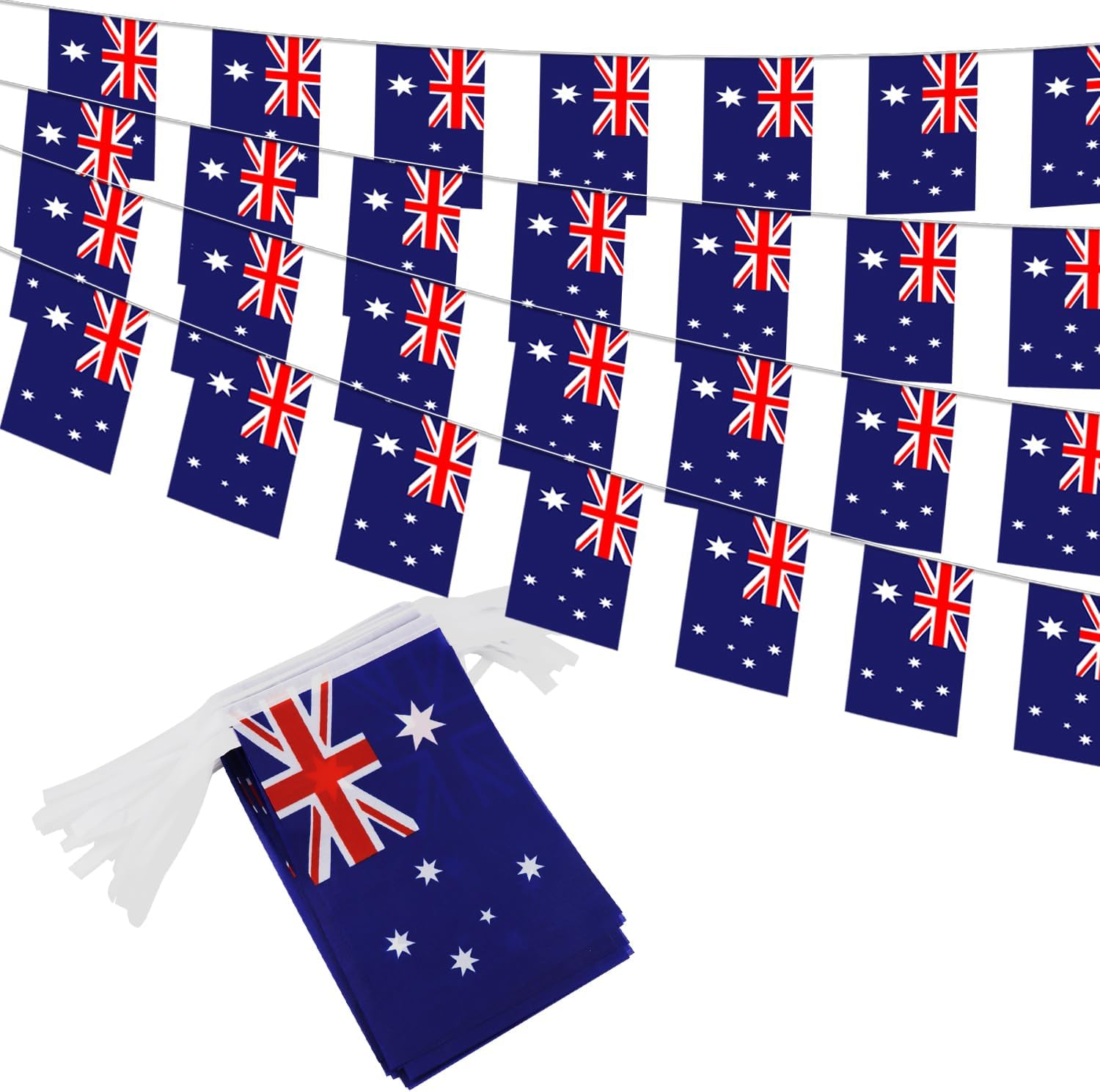 Amazon.com : Australia String Flag Pennant Banner - 38 Flags, 42 Feet ...
