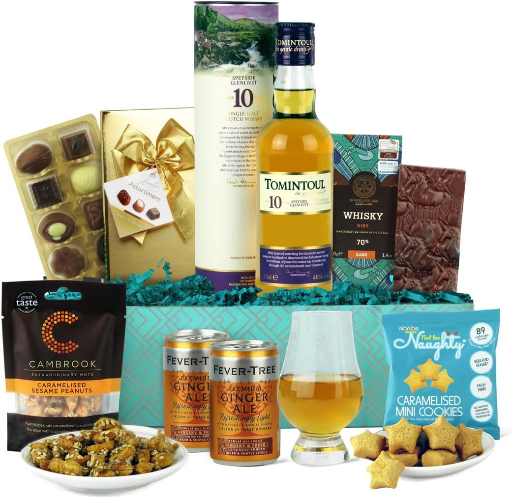 Scotch Whisky Luxury Gift Hamper | 7 Item Single Malt Whisky Gift Set ...