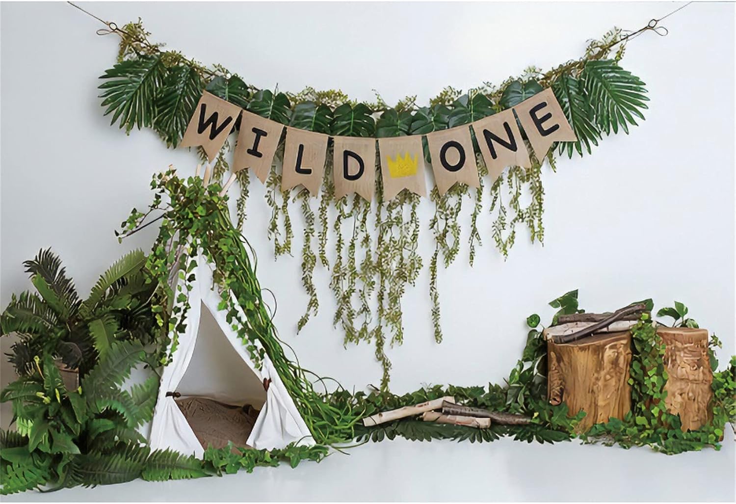 Polyester Tropical Leaves Photography Backdrop for Philippines | Ubuy