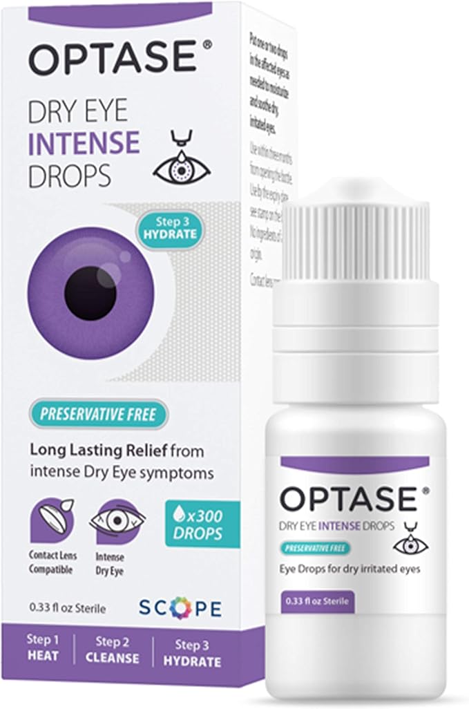 Amazon.com: Optase Dry Eye Intense Drops - Preservative Free Eye Drops ...