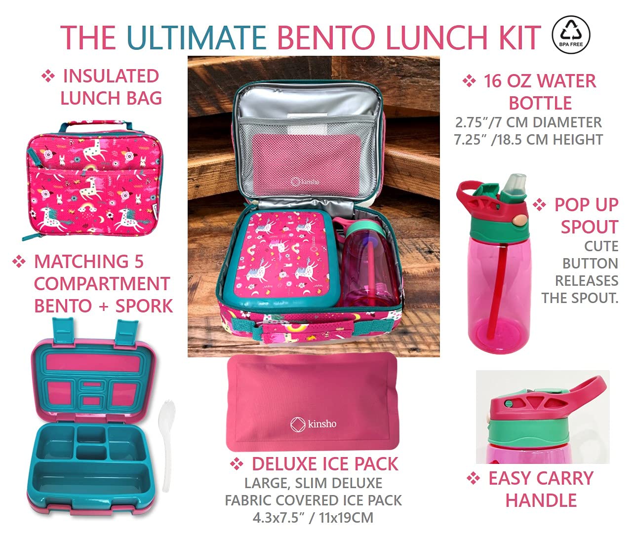 Lonchera kinsho Bento con bol...B08Z4JFBNQ | Encarguelo.com