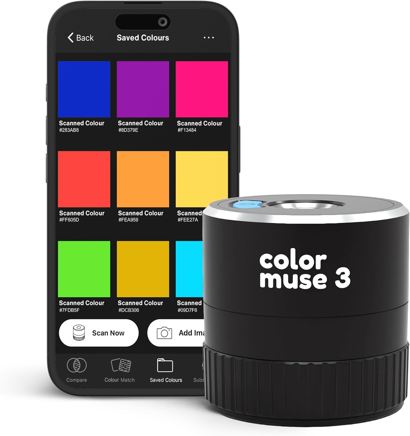 COLOR MUSE 3 Portable Color Matching and Paint Scanner Device ...