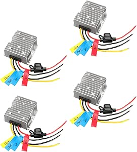 Amazon.com: MECCANIXITY DC48V to DC24V 10A/DC12V 20A 240W Waterproof Power Converter Regulator ...