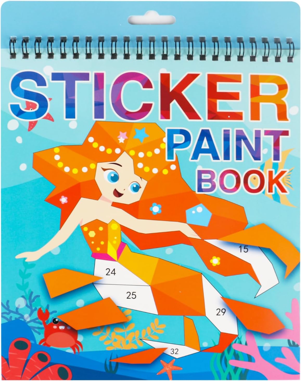 Amazon.com: Mermaid Crafts Sticker Book for Kids Ages 4-8, Party Favor ...