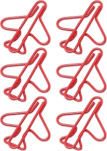 Amazon.com : Office Paper Clips, Paper Clips Plating Process Airplane ...