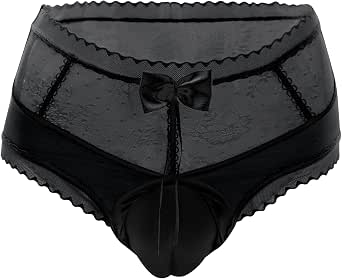 FEOYA Mens Crossdresser Panties with Bow Knot Bulge Hiding Underwear ...
