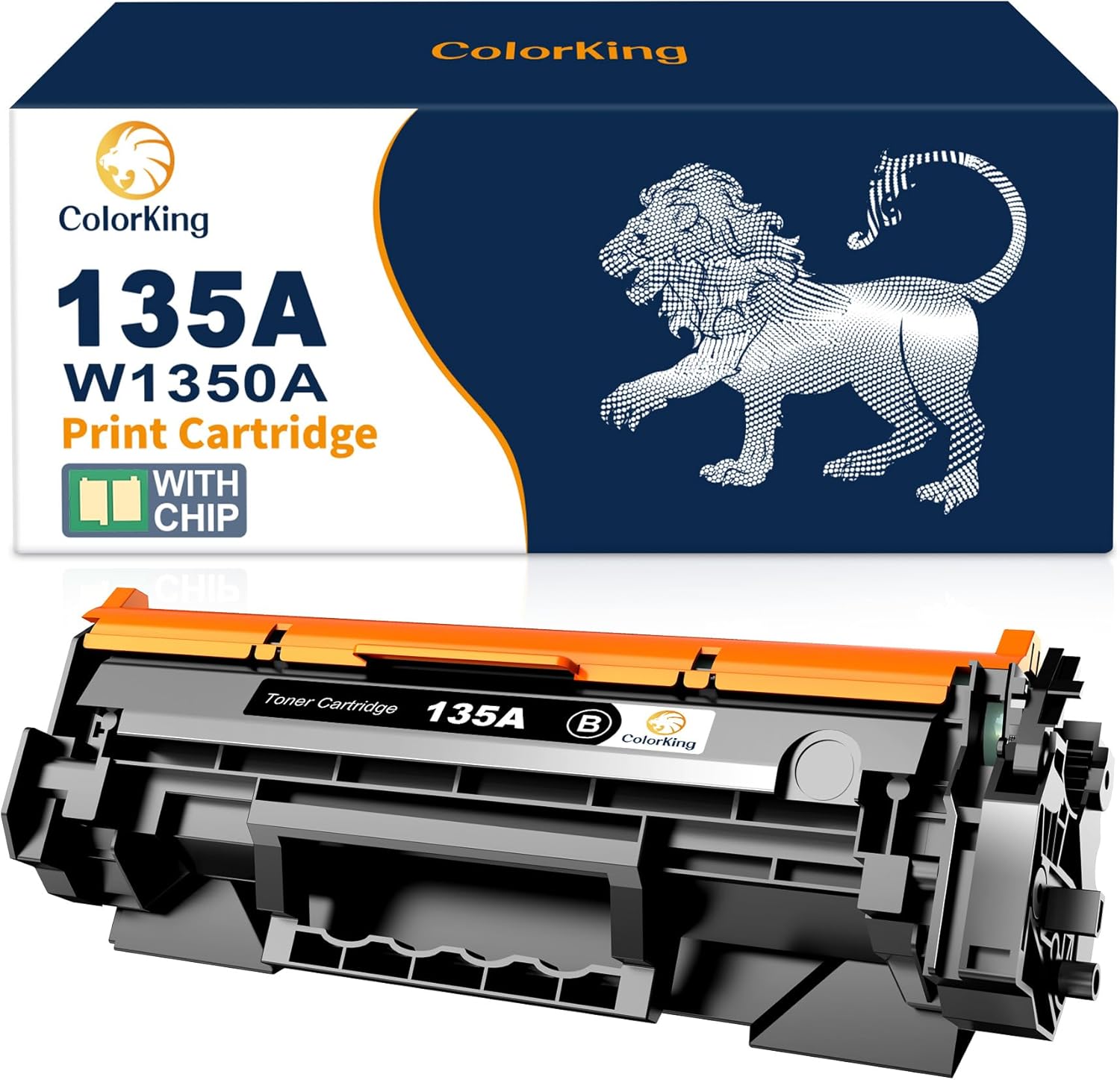 ColorKing (With Chip 135A W1350A Compatible with HP 135A W1350A Black ...