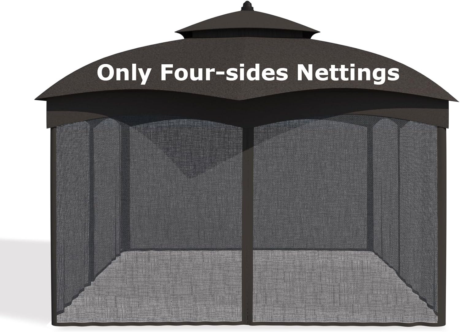 Amazon.com : 10x12ft Gazebo Universal Mosquito Netting Replacement ...