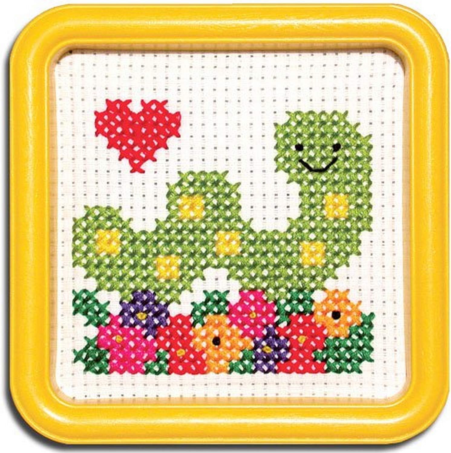 Amazon.com: EASY STREET Little Folks Happy Itch Worm with Flowers Cross ...