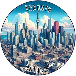 Amazon.com: Toronto Ontario Souvenir Die Cut Flat Magnet 2-Inch : Home ...