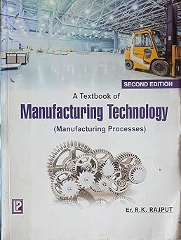 Amazon.in: Buy A Textbook Of Manufacturing Technology ( Manufacturing Processes ) By RK Rajput ...