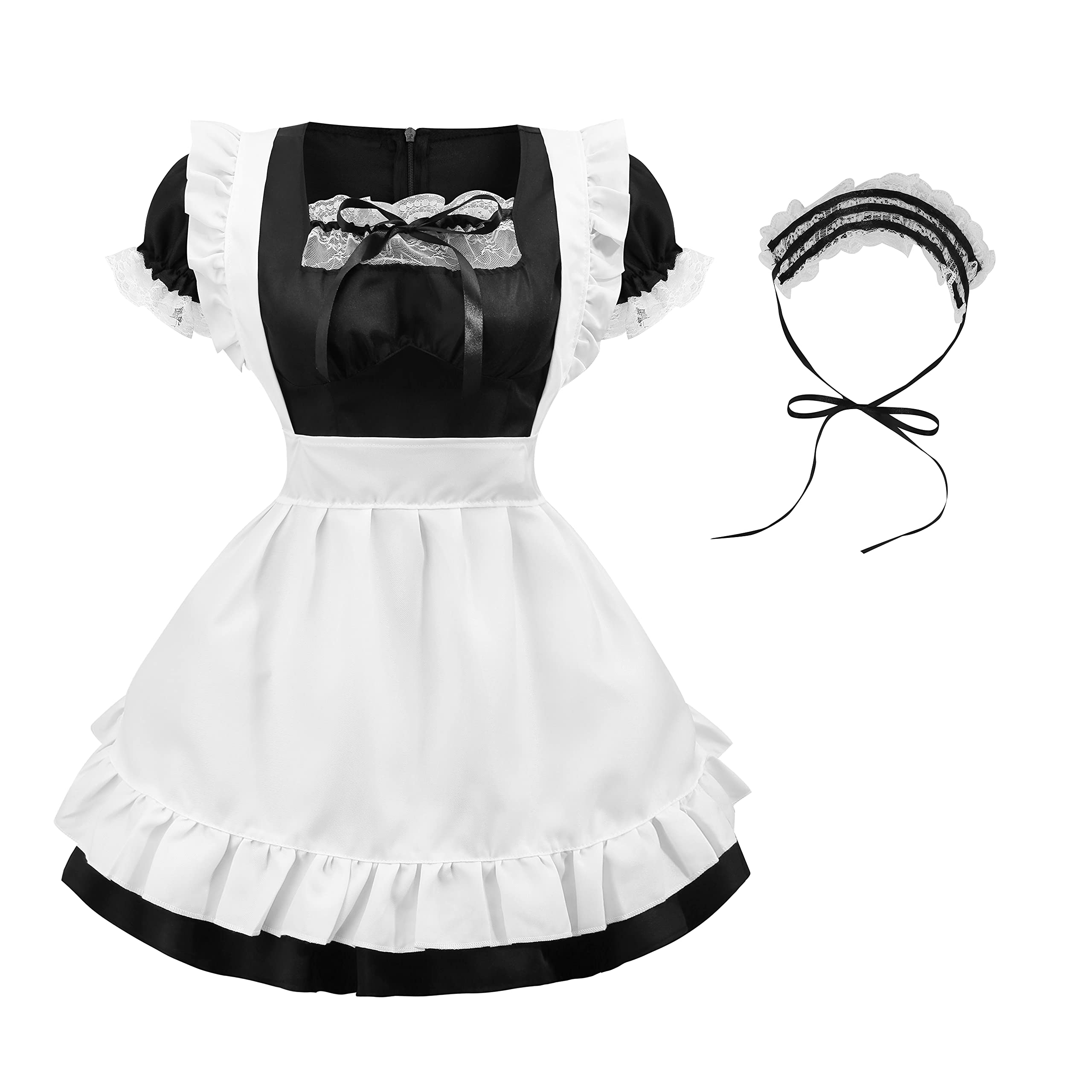 Buy MaxToonrain Maid Costume Set Women s Lolita French Maid Outfit buy-maxtoonrain-maid-costume-set-women-s-lolita-french-maid-outfit