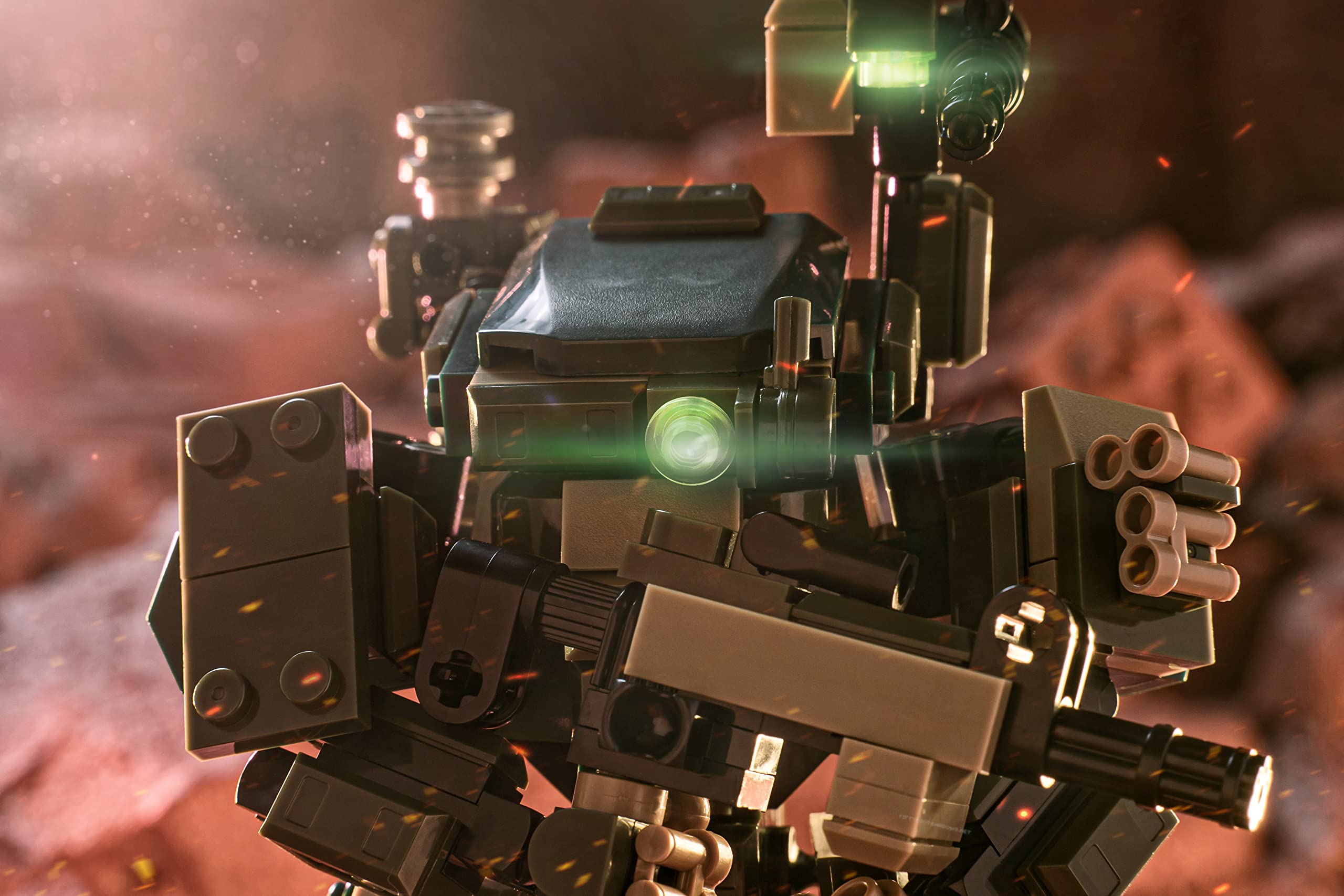 Buy MyBuild Mecha Frame Armed Forces Stryker 5019 Green Armor Robot ...