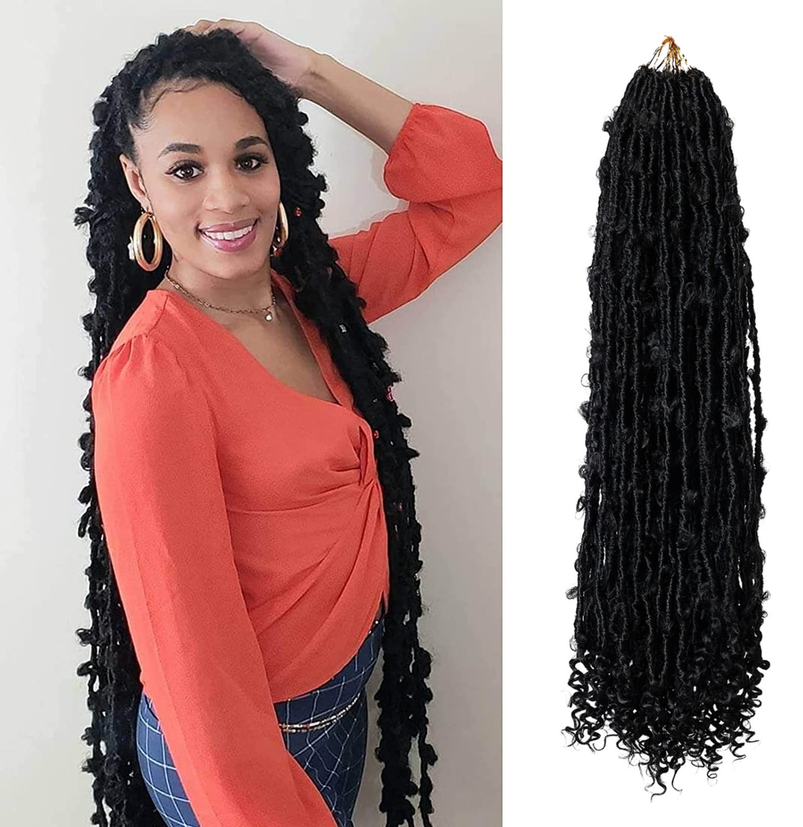 Butterfly Locs Crochet Hair 36 Inch Crochet Butterfly Locs Hair ...