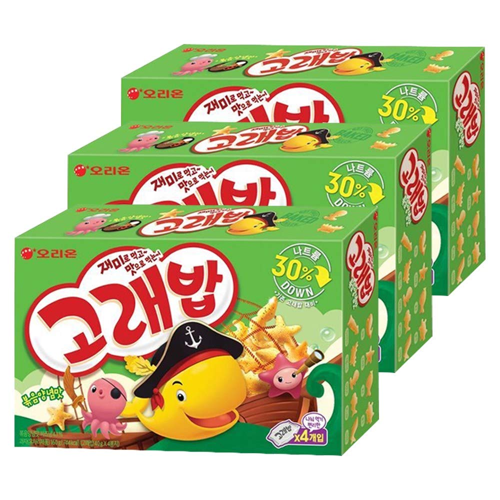 Amazon.com: Orion Goraebob | 160g | Pack of 3, Korean Snack, Roasted ...