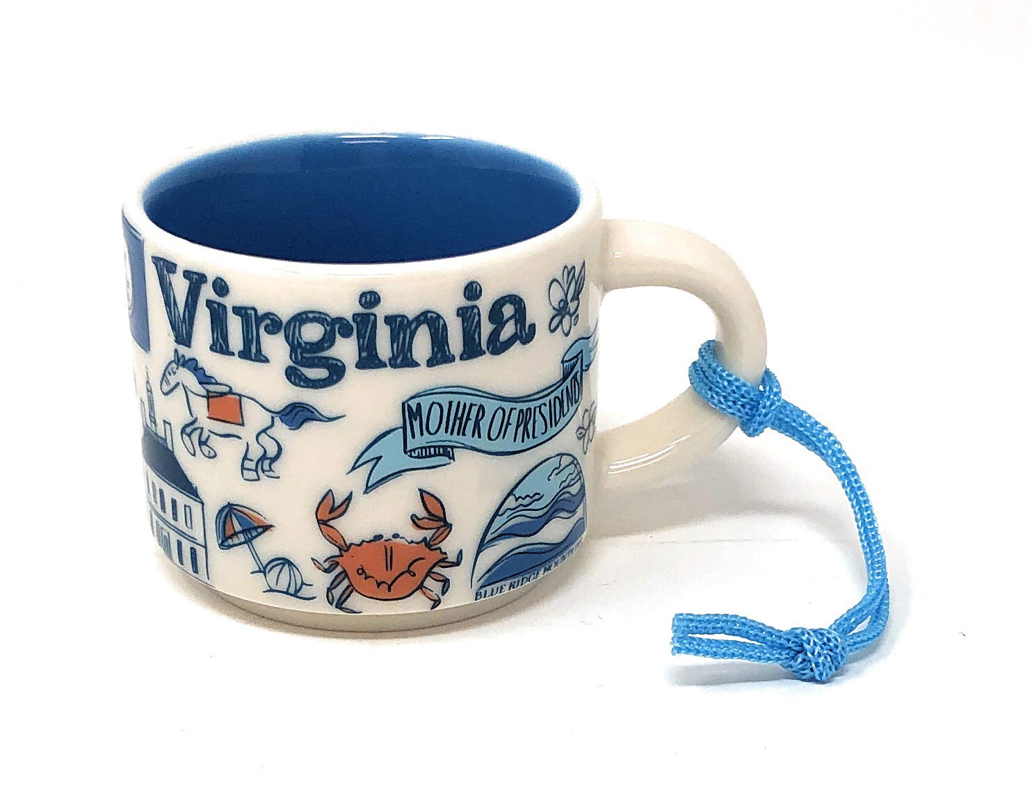 Starbucks Been There Series Virginia Mini Coffee Cup Ornament : Amazon ...