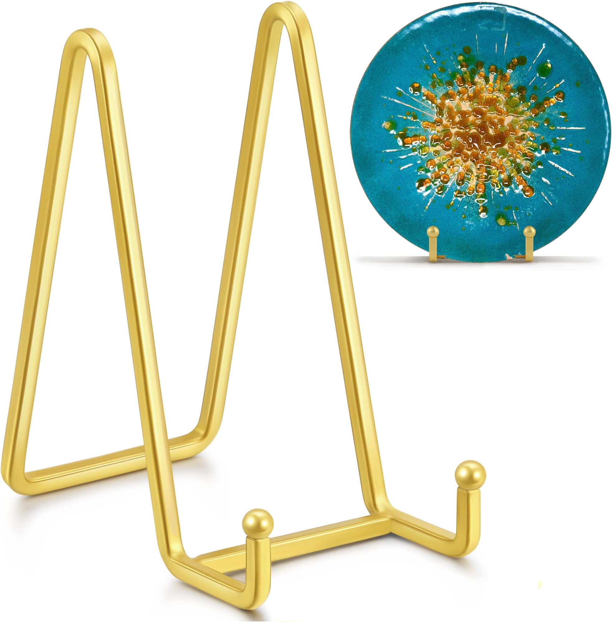 Amazon.com: Bard's Satin Gold-toned Metal Easel, 7" H x 4.25" W x 4.5 ...