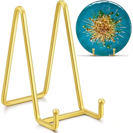 Amazon.com: Plate Holder Easel Display Stand - 4.5 inch Metal Plate ...