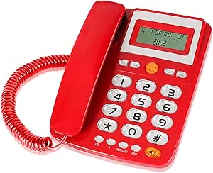 Sangyn Landline Corded Telephones with Caller ID, Display, Tilt Display ...