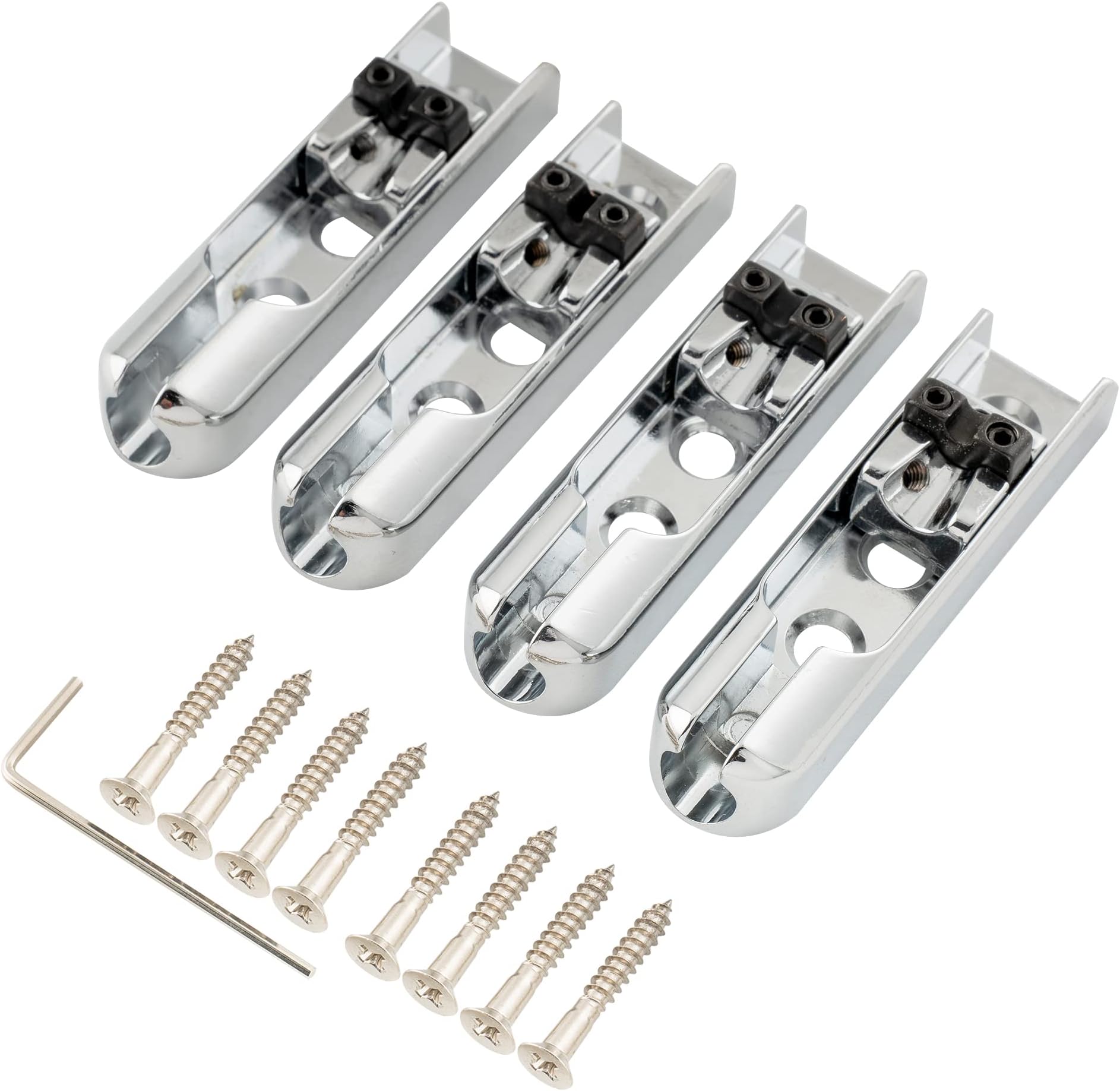 Amazon.com: Musiclily Pro Individual Bass Bridge Single String Lock ...