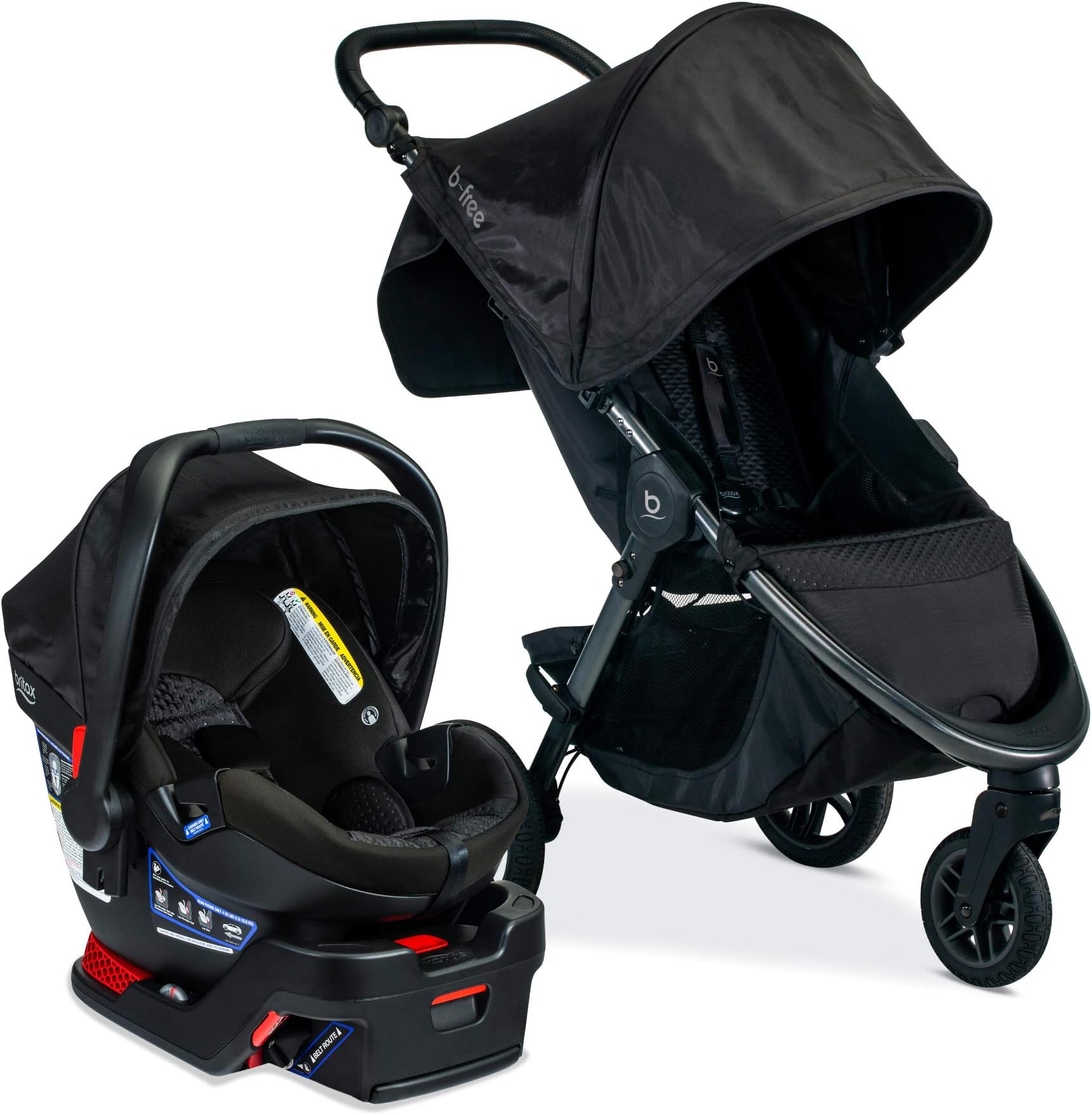 Amazon.com: Britax B-Agile Lightweight Stroller, Black - One Hand Fold ...