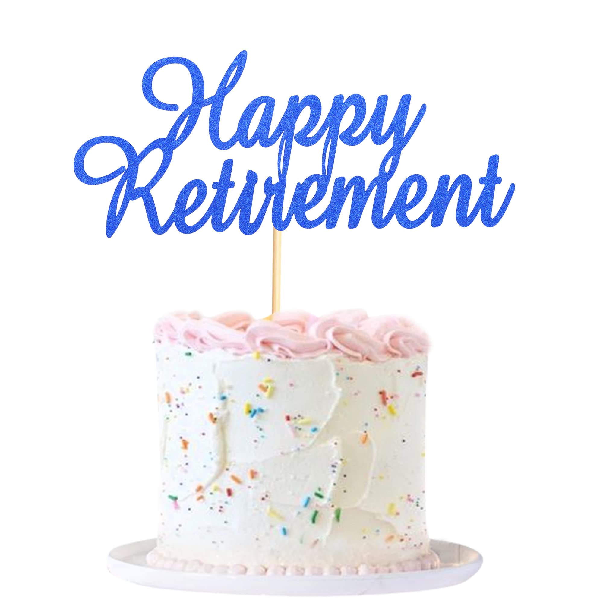 Arthsdite Happy Retirement Cake Topper Retired Cake Pick Retirement ...